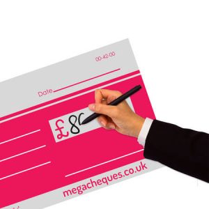 Giant Cheques | Jumbo Big Cheques | Novelty Large Cheque